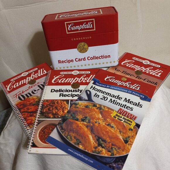 Campbell'S | Kitchen | Collectible Campbell Soup Recipe Cards And Tin ...